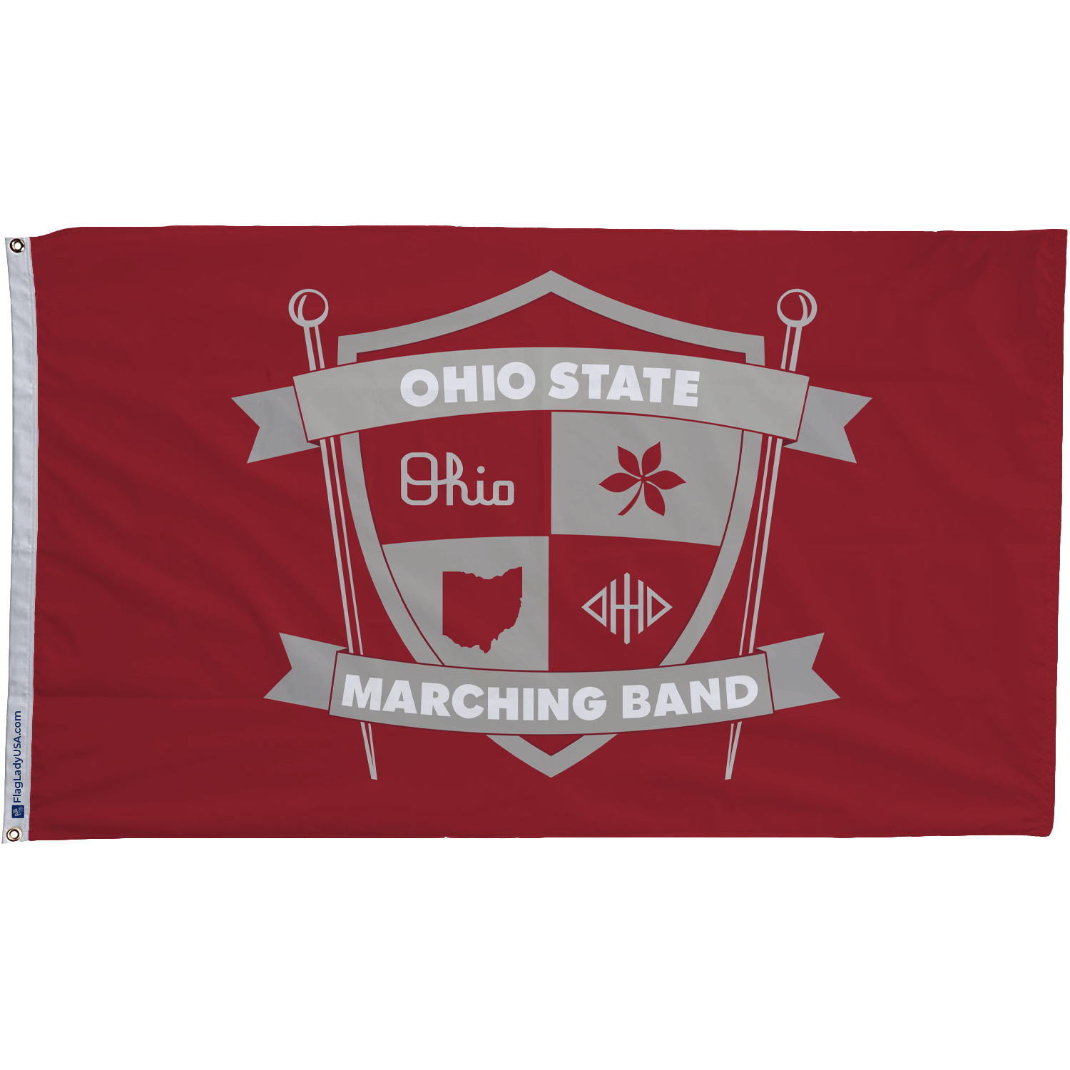 Ohio State Marching Band Flags | TBDBITL | FlagLadyUSA.com Ohio State Marching Band Flags | TBDBITL | FlagLadyUSA.com