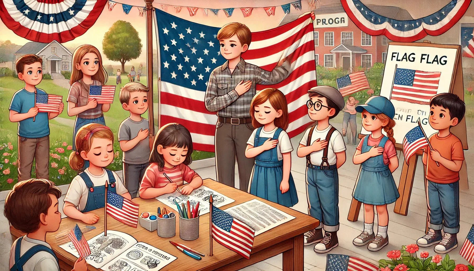 How to Involve Kids in Learning About the American Flag