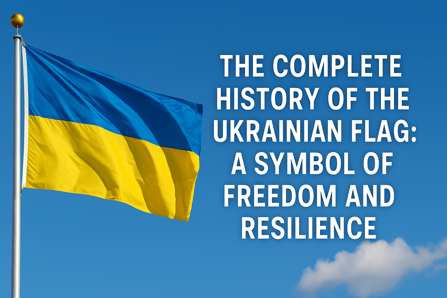 🇺🇦 The Complete History of the Ukrainian Flag: A Symbol of Freedom and