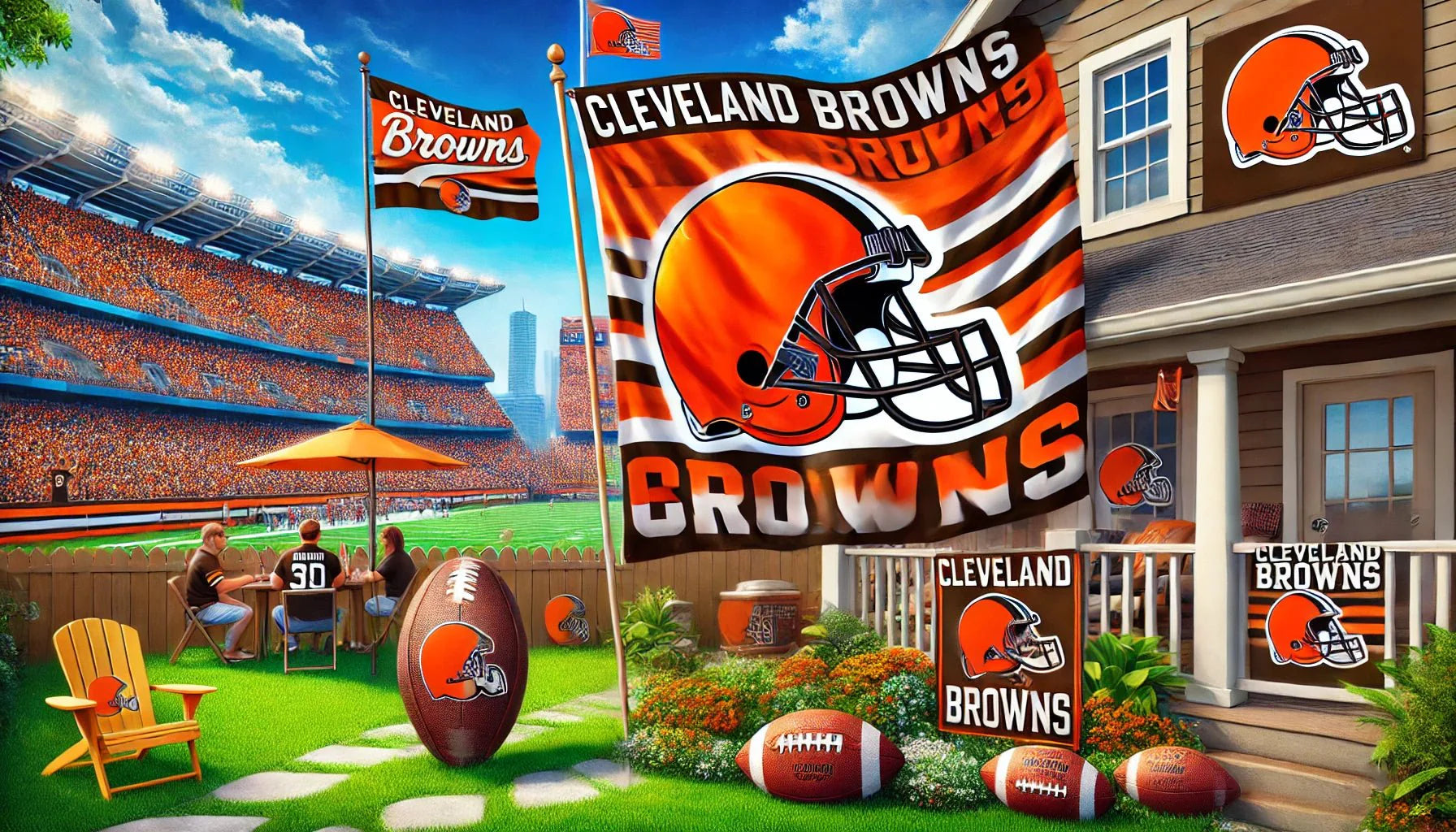 Cleveland Browns Flags | Made in the USA | FlagLadyUSA.com