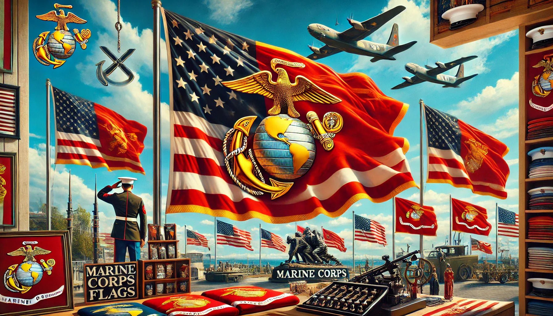 Marine Corps Flags | USMC | FlagLadyUSA.com
