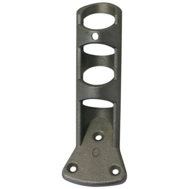 1 in Diameter Cast Aluminum Silver Bracket