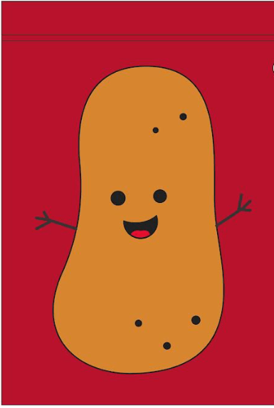 12x18 in Tater Garden Flag