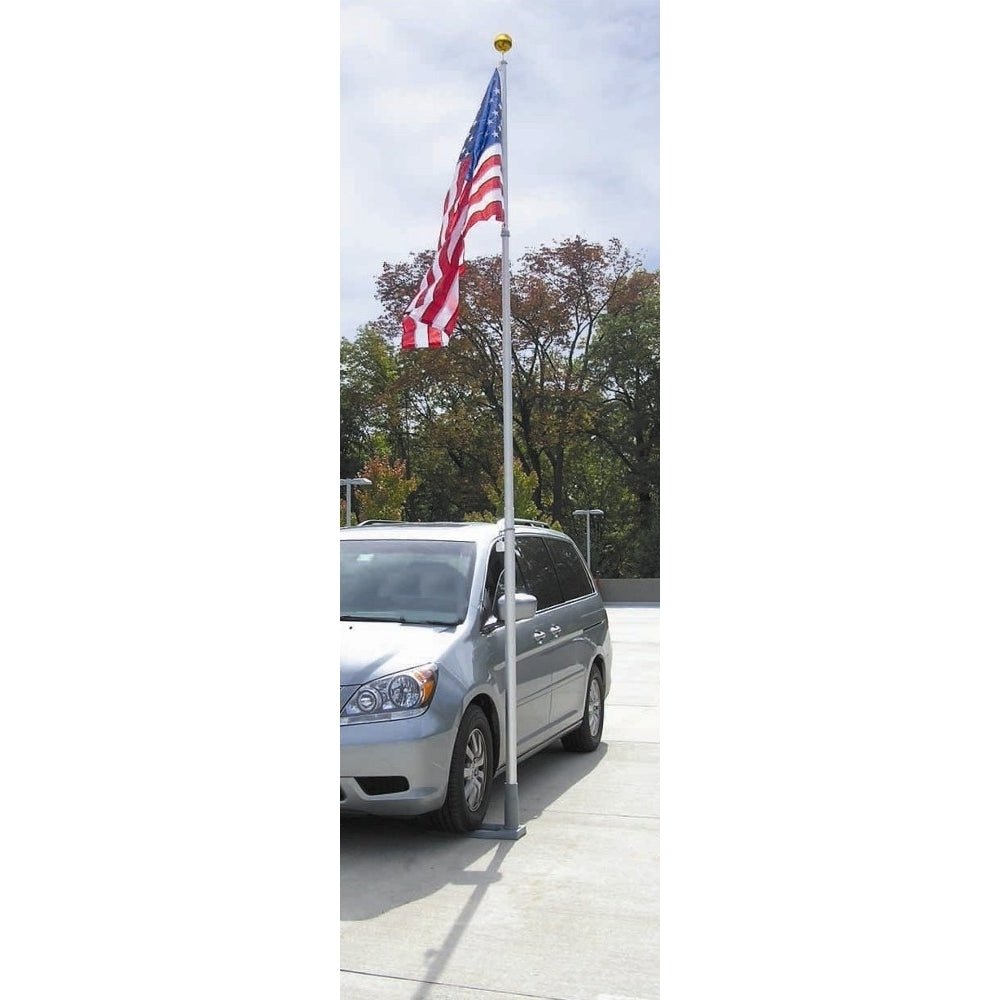 19 ft Aluminum Multi-Use Telescoping Flagpole