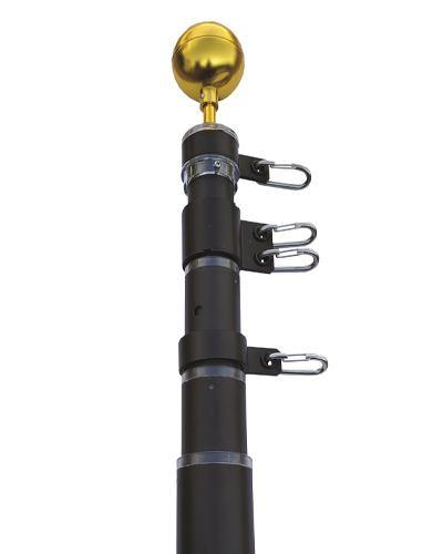 25' Heavy Duty Telescoping Flagpole | FlagLadyUSA.com