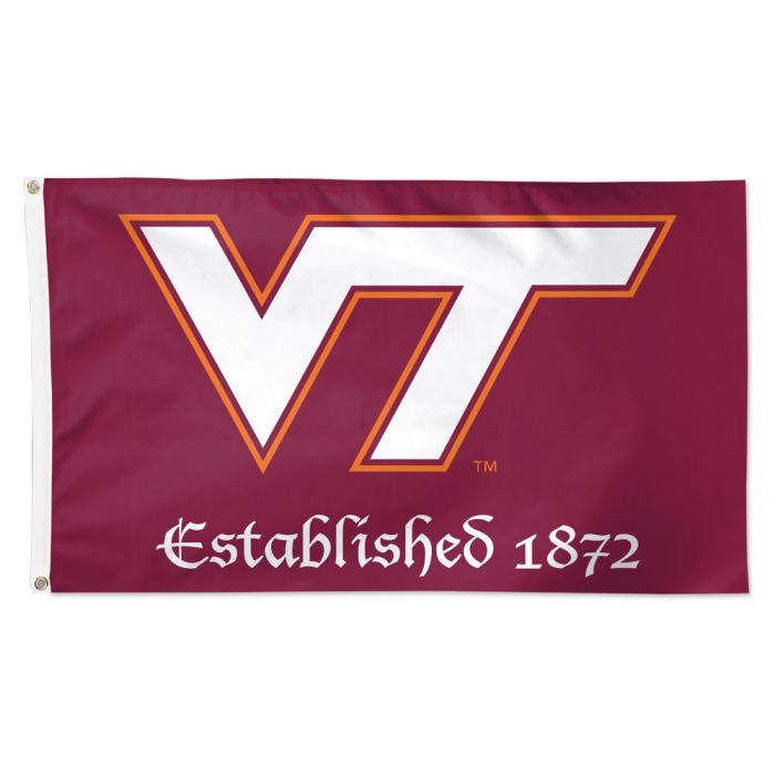 3x5 ft Virginia Tech"Established" Flag