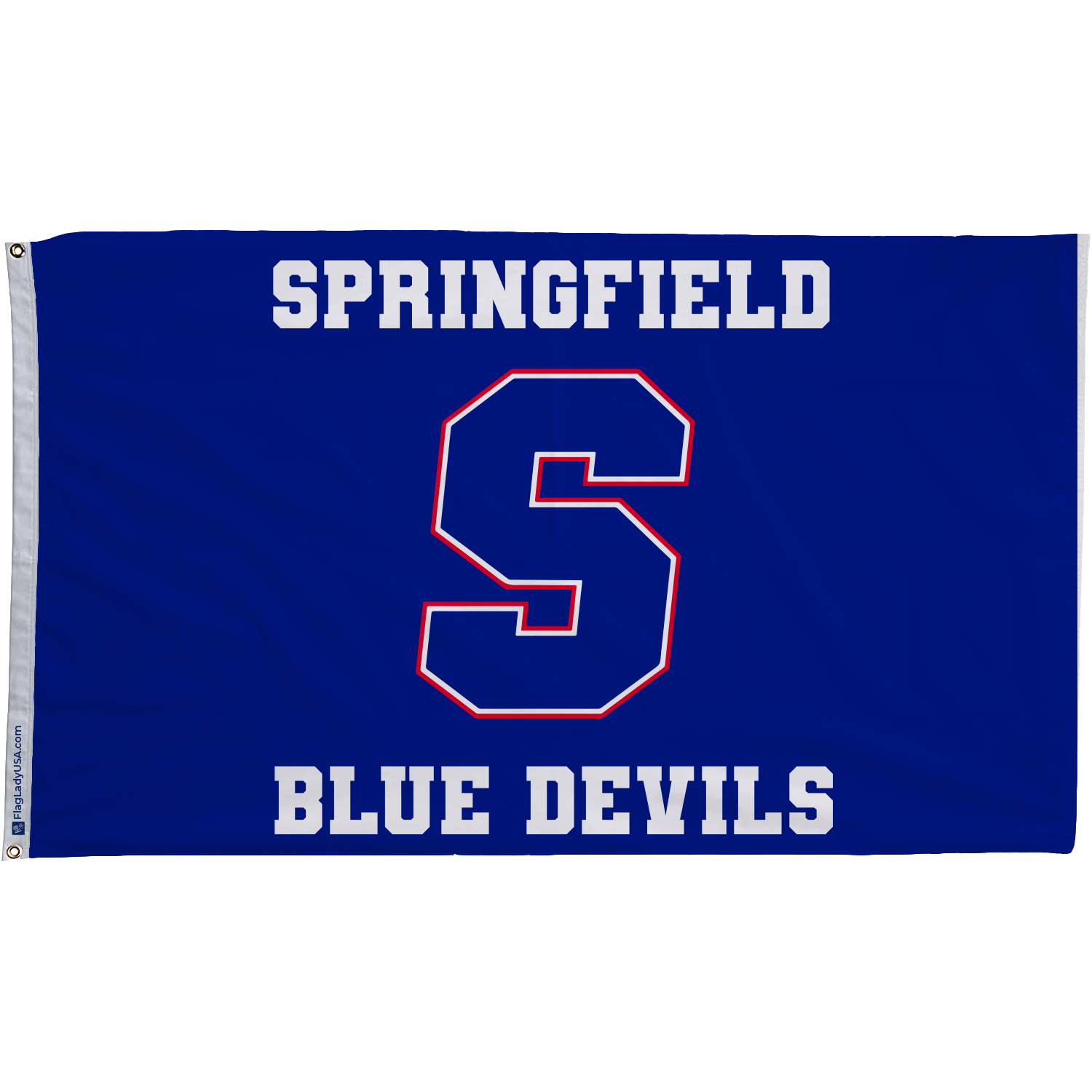 3x5 ft Springfield High School Block S Flag