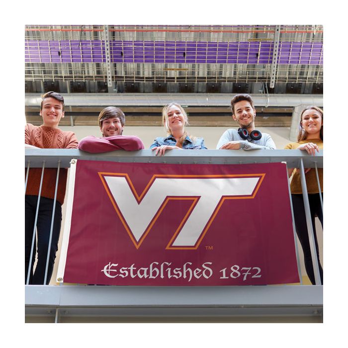 3x5 ft Virginia Tech"Established" Flag