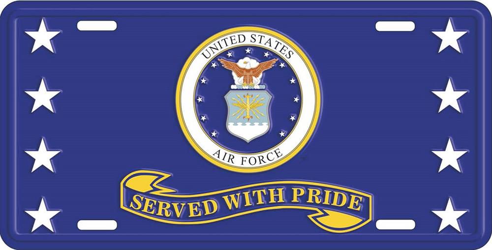 Air Force License Plate