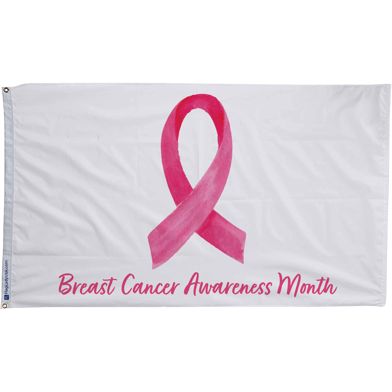 Breast Cancer Awareness Pink Ribbon Flags | FlagLadyUSA.com