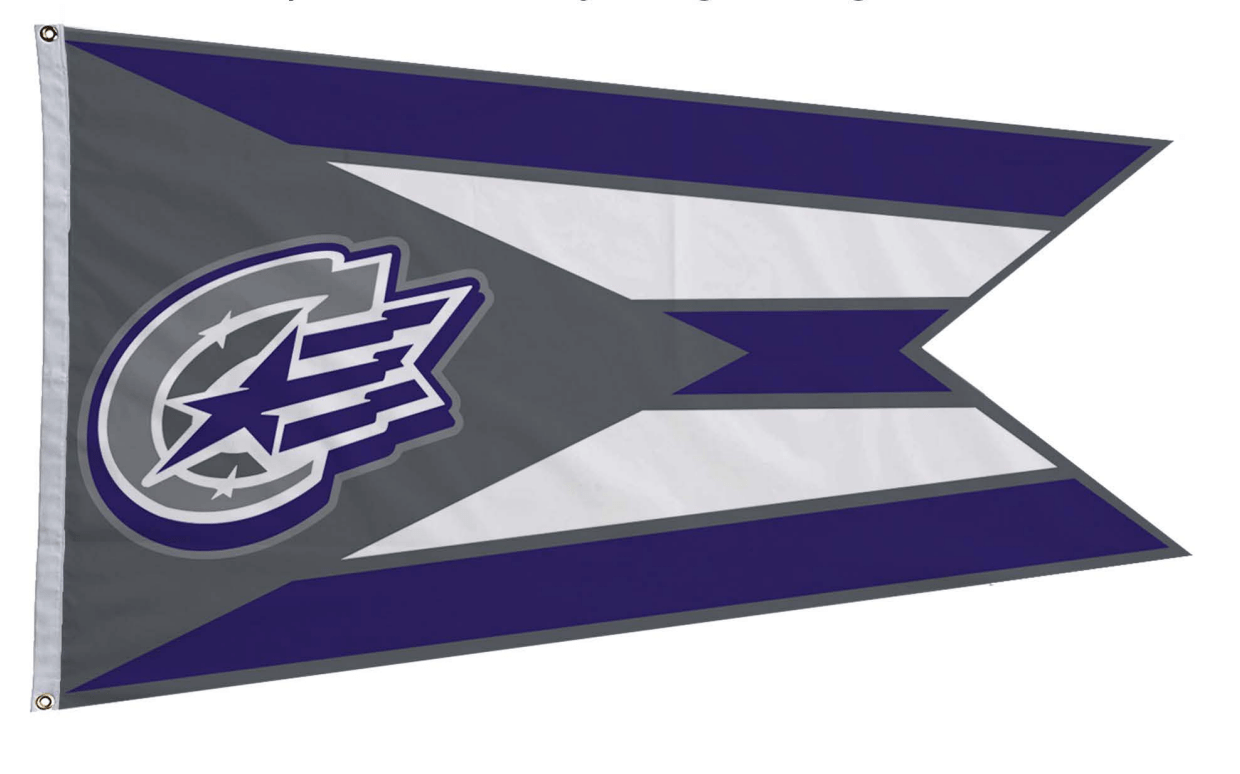 Capital University Ohio Burgee Flag - 3x5ft | Capital Comets Flags