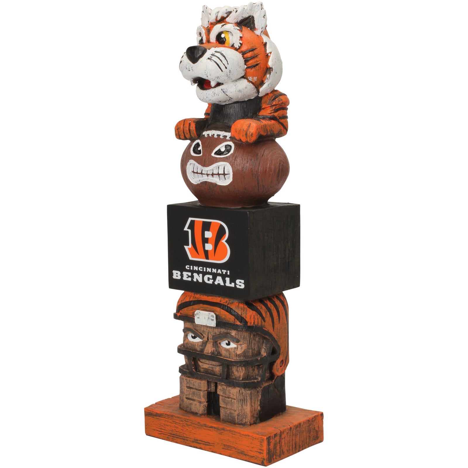 Cincinnati Bengals Tiki Team Totem Garden Statue