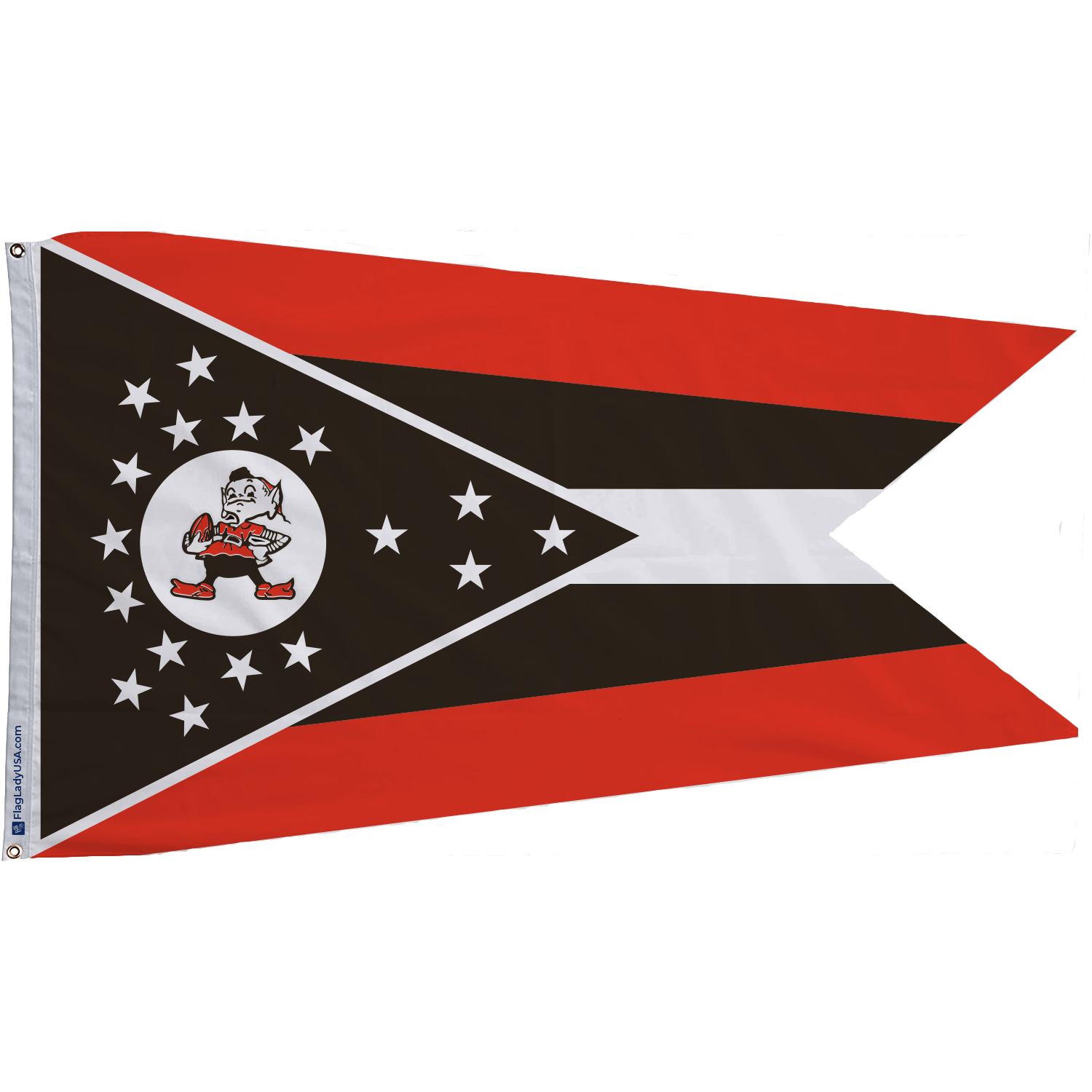 Cleveland Browns Elf Burgee 3x5ft