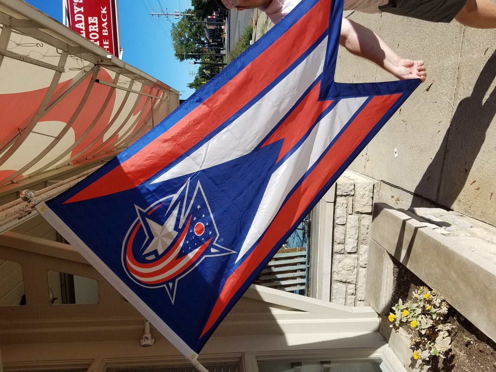 Columbus Blue Jackets Burgee Flag | FlagLadyUSA.com