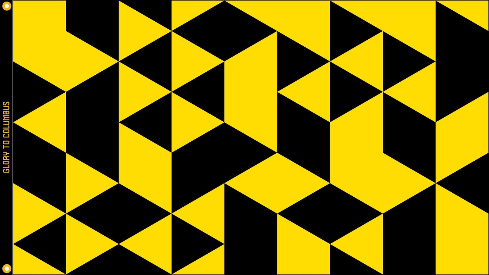 Columbus Crew SC Checker Flag Sewn | FlagLadyUSA.com