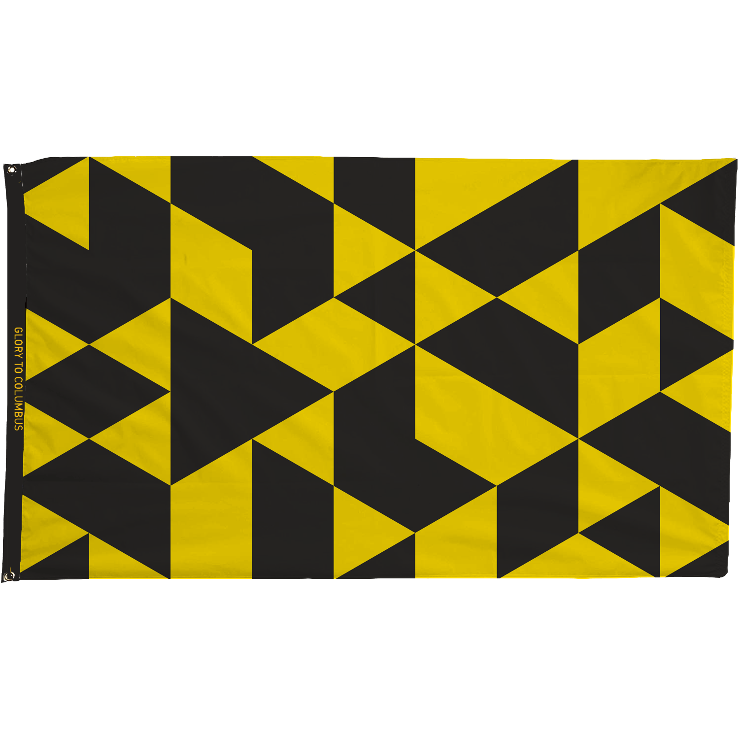 Columbus Crew SC Checker Flag Sewn | FlagLadyUSA.com