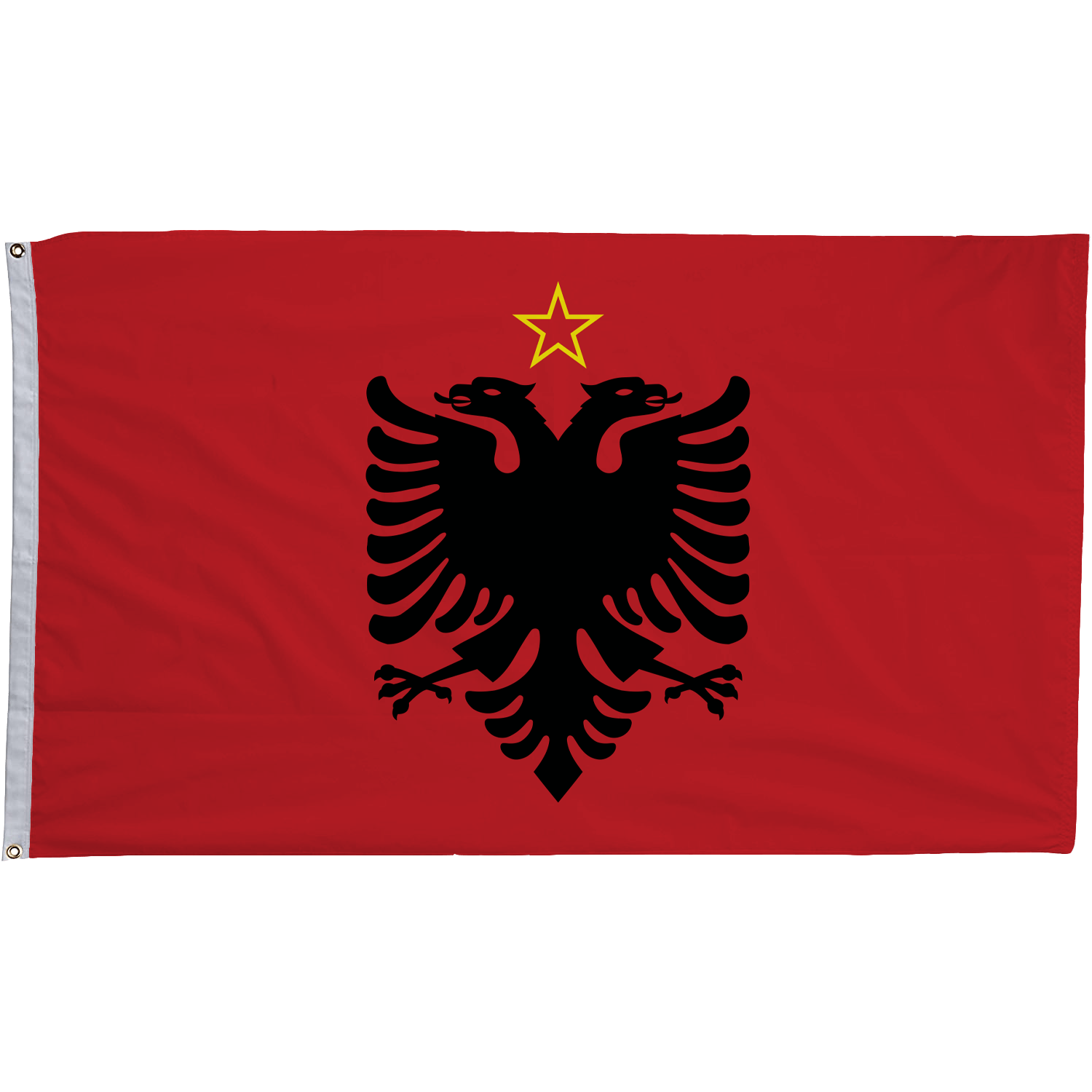 Communist Era Albania Flag (1946-1992) | Albania Flags | FlagLadyUSA.com