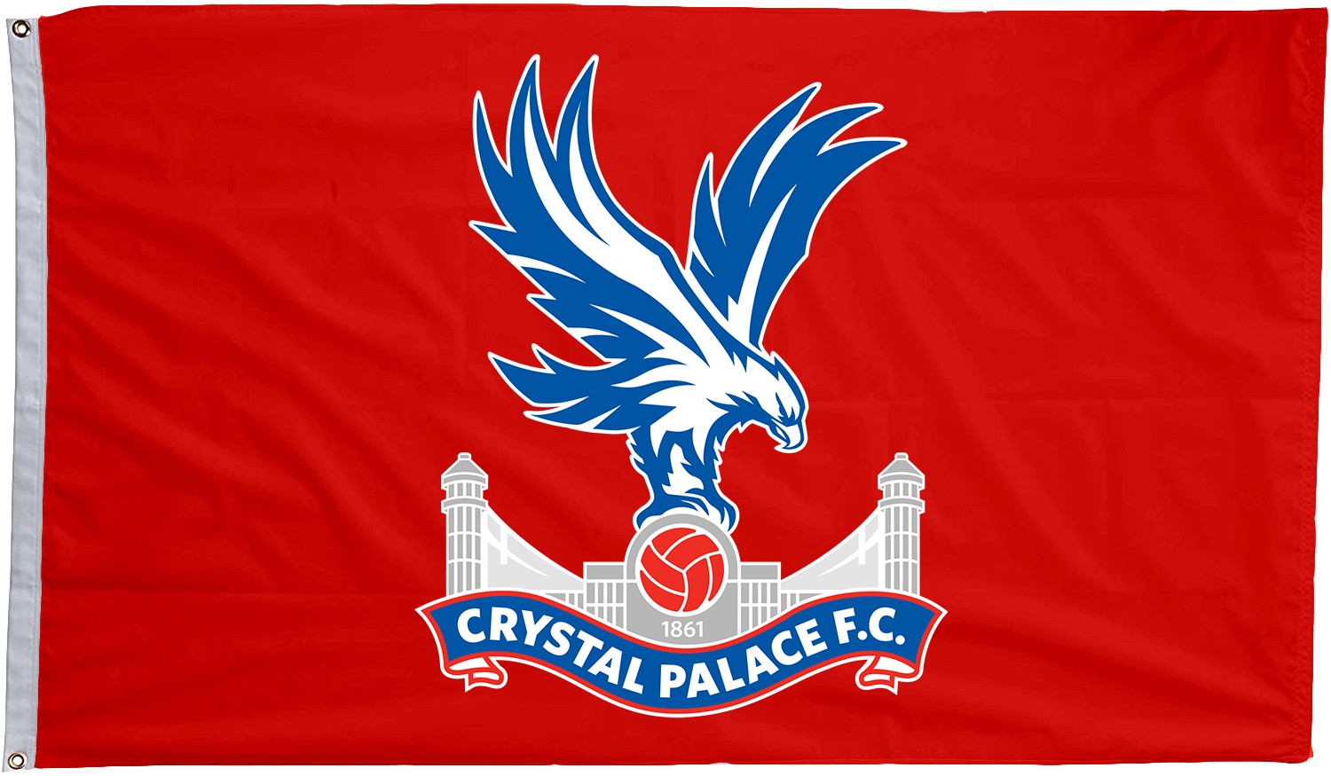 Crystal Palace Flag The Crystal Palace Emblem Is Seen On A Corner Flag