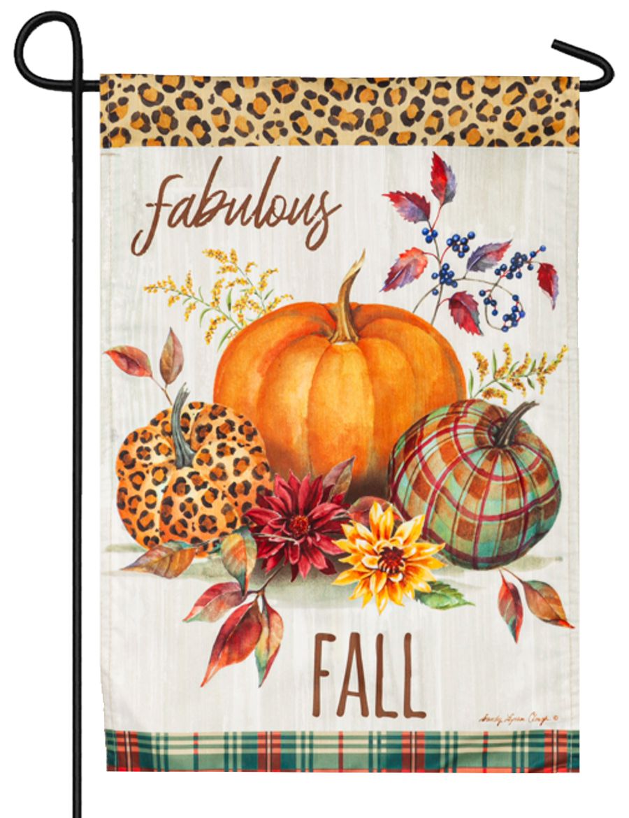 Fabulous Fall Garden Flag | Autumn Flags | FlagLadyUSA.com