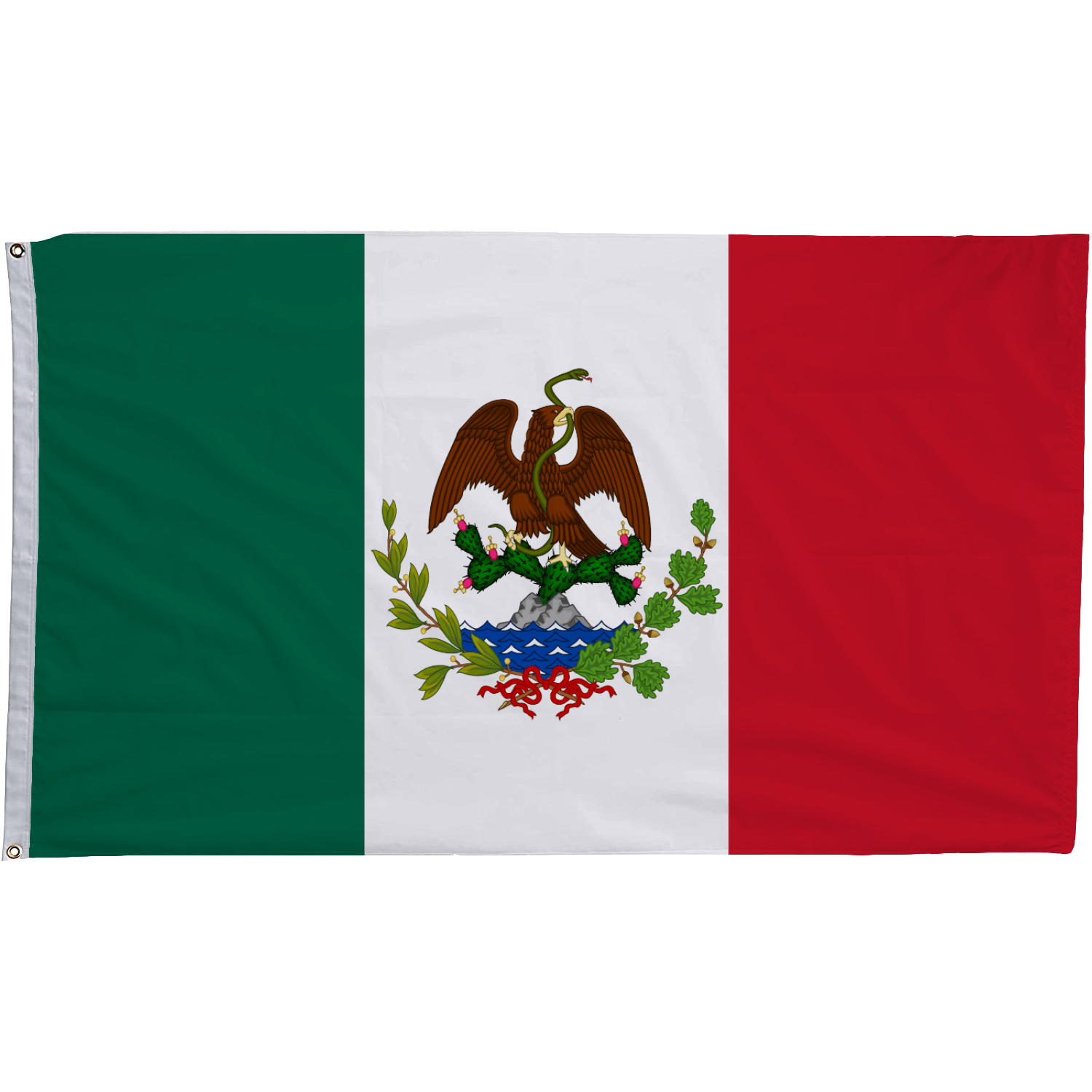 Flag of the First Mexican Empire | Historical Mexican Flags ...