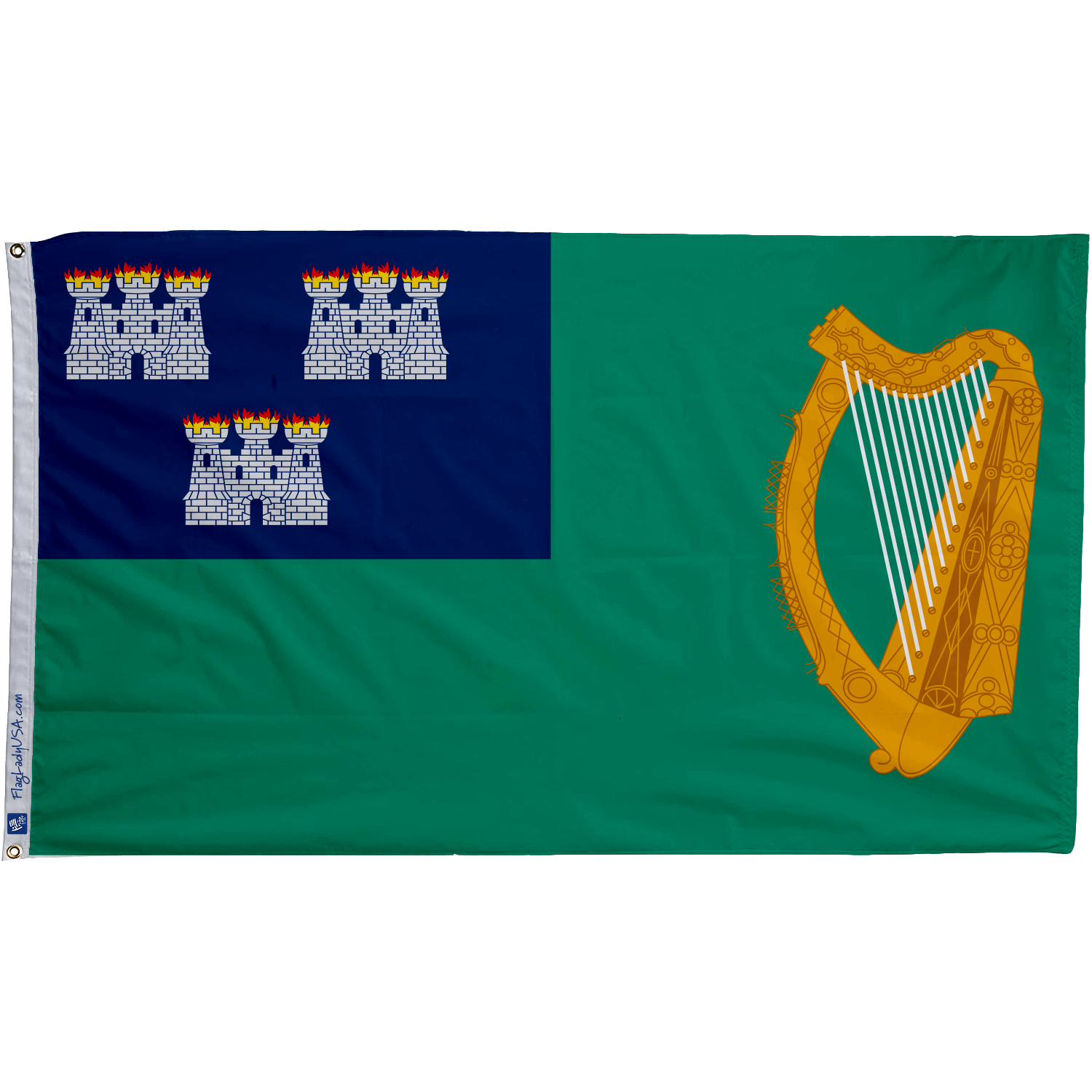 Flags of Dublin Ireland