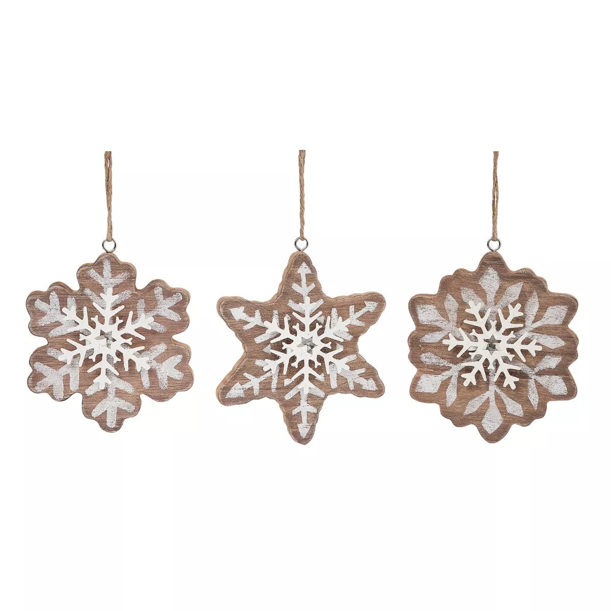 Gingerbread Snowflakes (Set of 3)