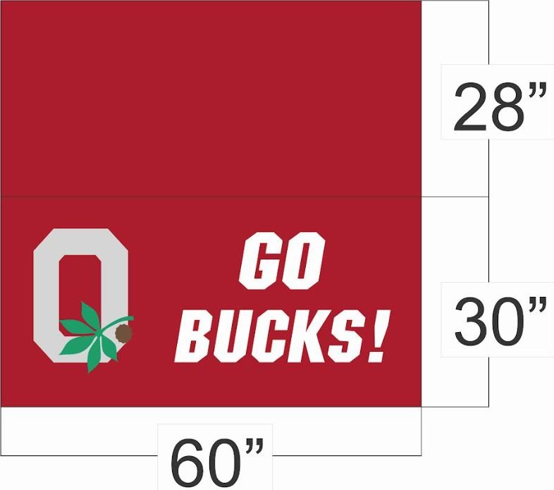 Go Bucks Nylon Table Cover
