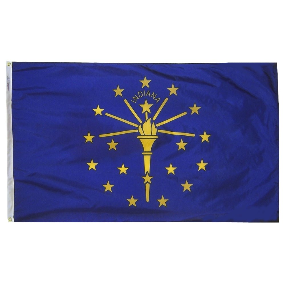 State of Indiana Flags Made in the USA | FlagLadyUSA.com