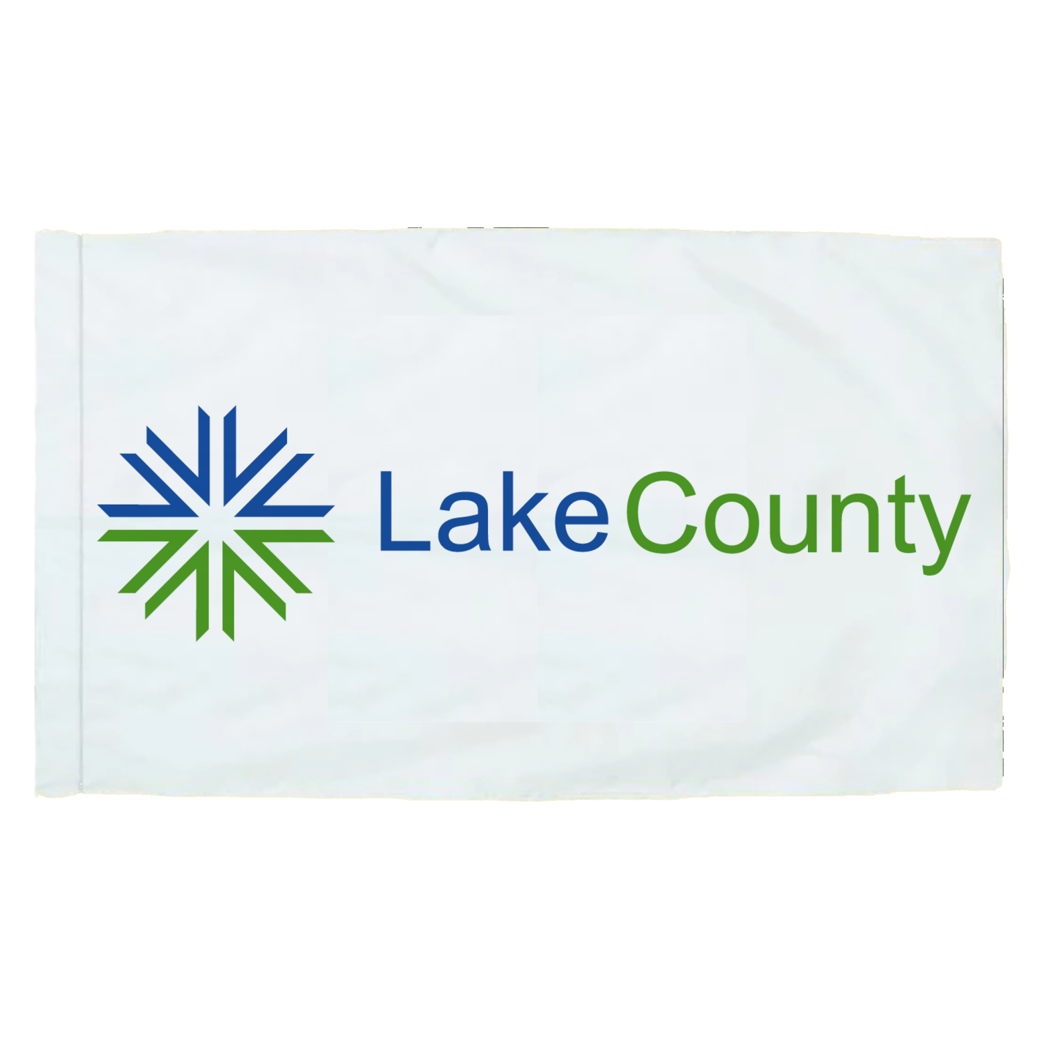 Lake County Illinois - 3x5ft Indoor Flag w/Sleeve