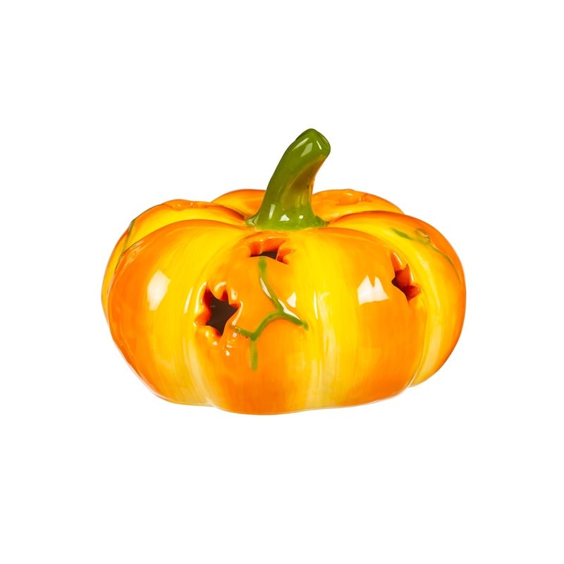 LED Ceramic Light Up Pumpkin Table Decor | Autumn Decor | FlagLadyUSA.com