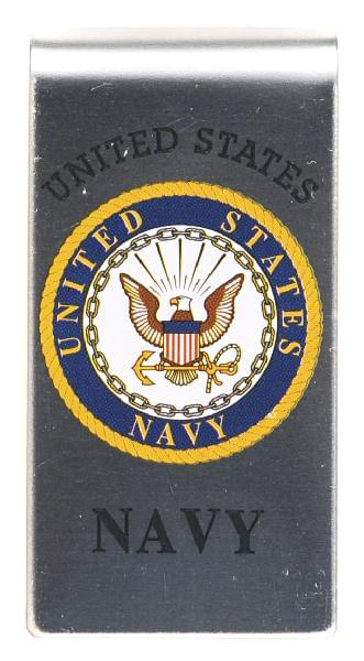 Navy Money Clip