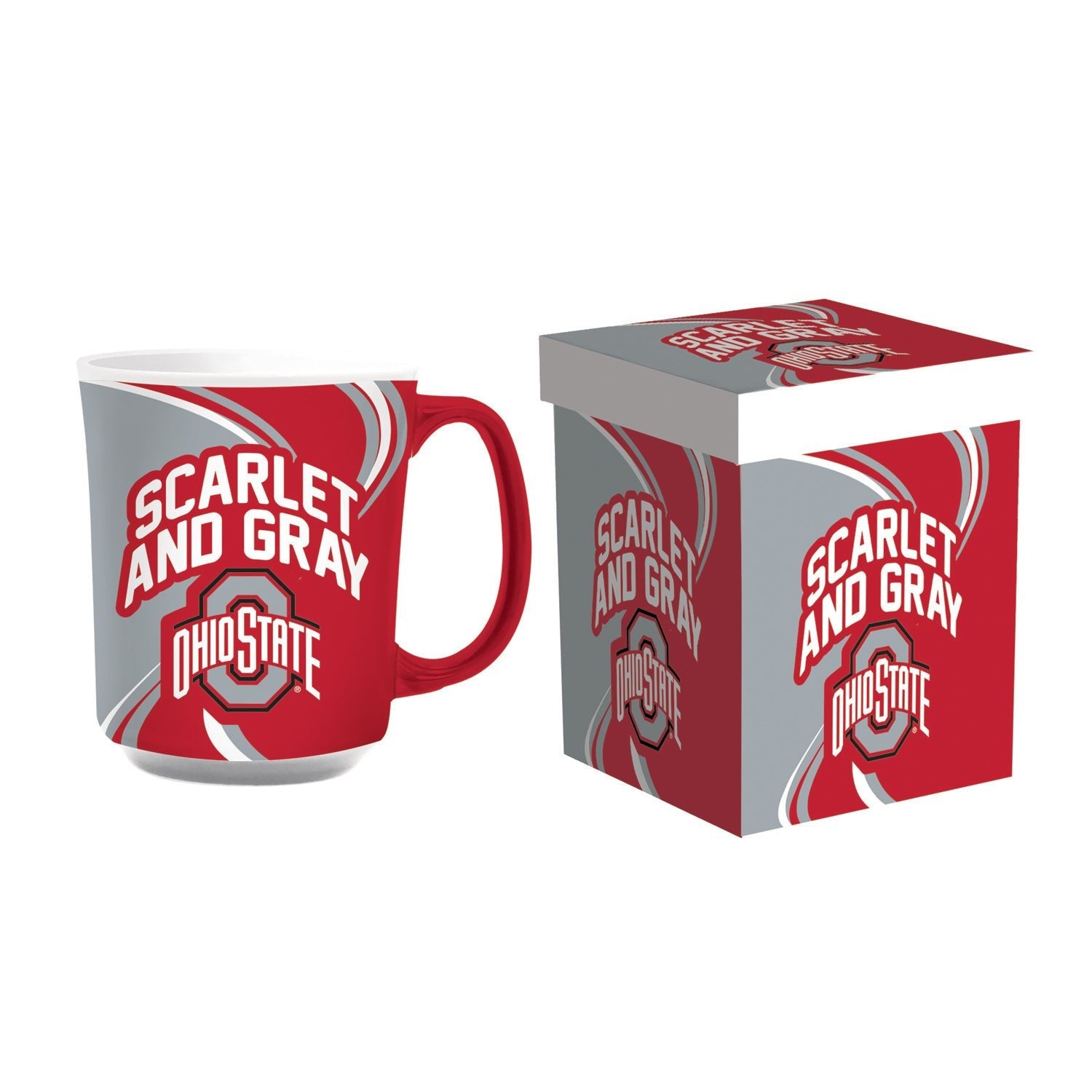 Ohio State 14 ounce Ceramic Coffee Cup with Matching Box