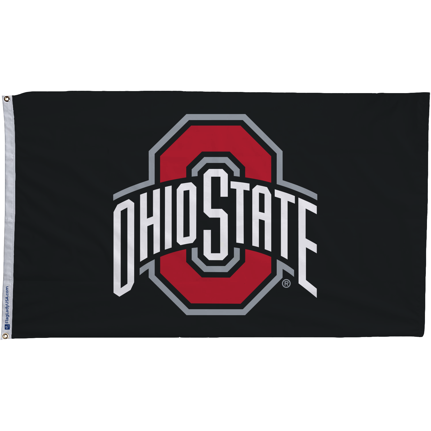 Ohio State Buckeyes Athletic Logo Flags