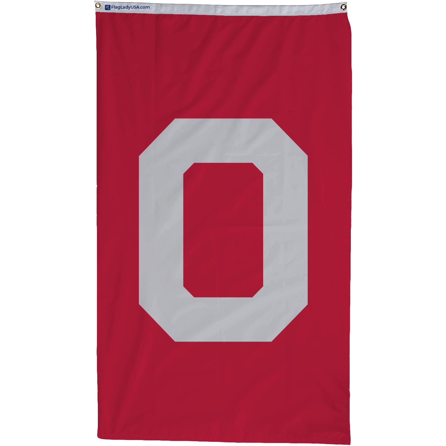Ohio State Block O Vertical Flags | FlagLadyUSA.com