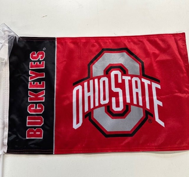 Ohio State Buckeyes Car Flag