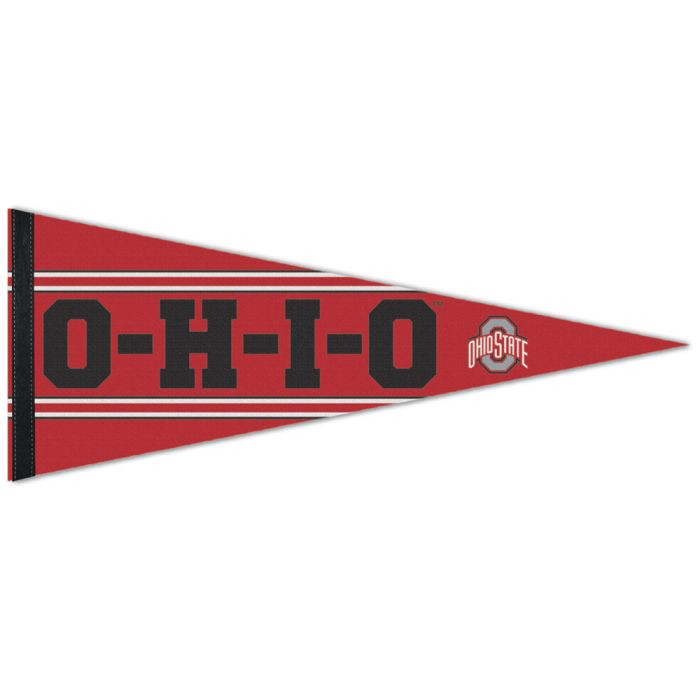 Ohio State Buckeyes O-H-I-O Pennant 12"x30"