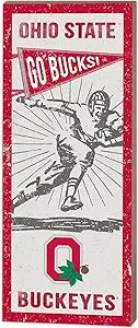 Ohio State Buckeyes Vintage Wooden Sign