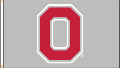 Ohio State Outlined Block O Flags