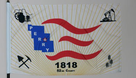 Perry County Ohio Flag - 3x5 Feet