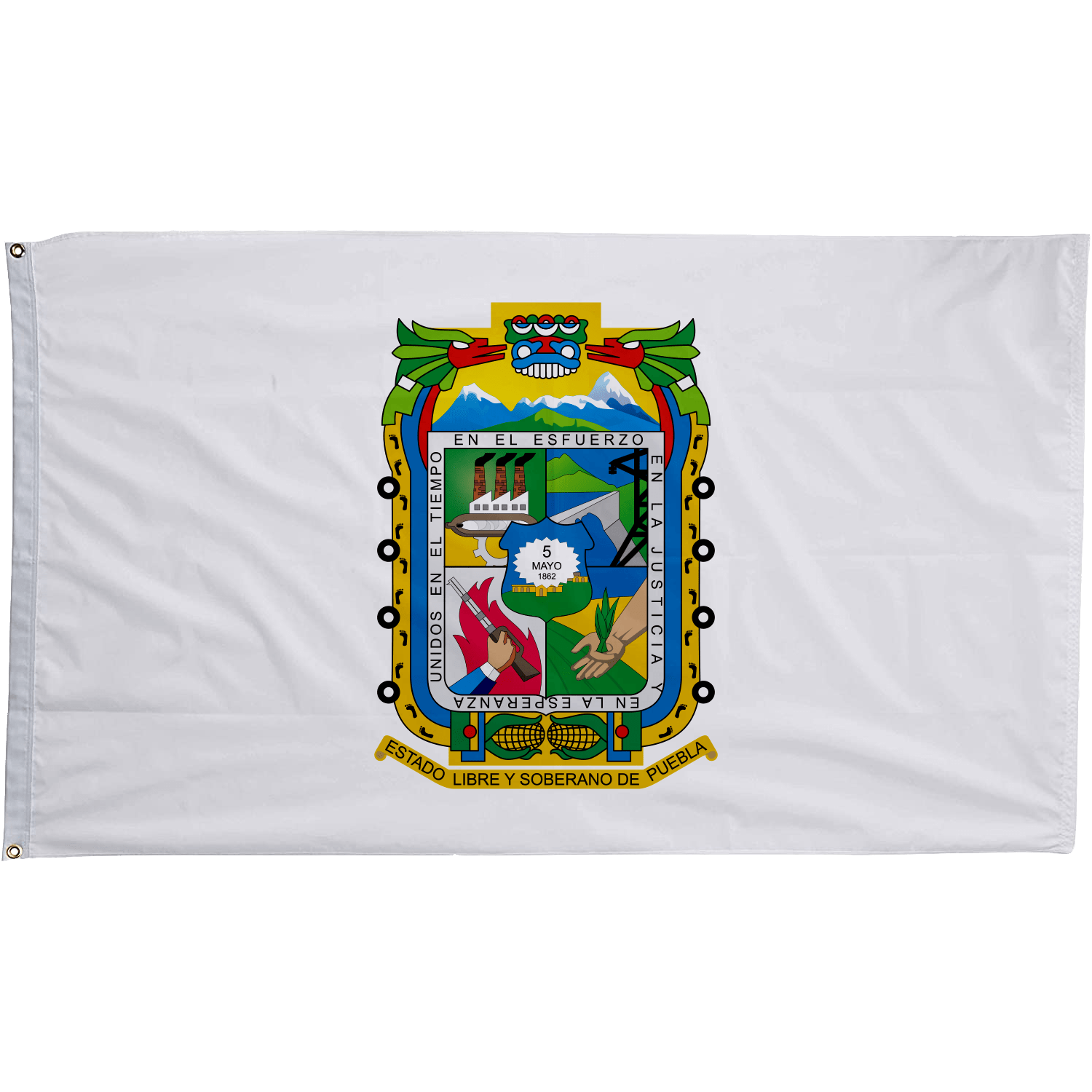 Puebla Flags | Mexico State Flags | FlagLadyUSA.com