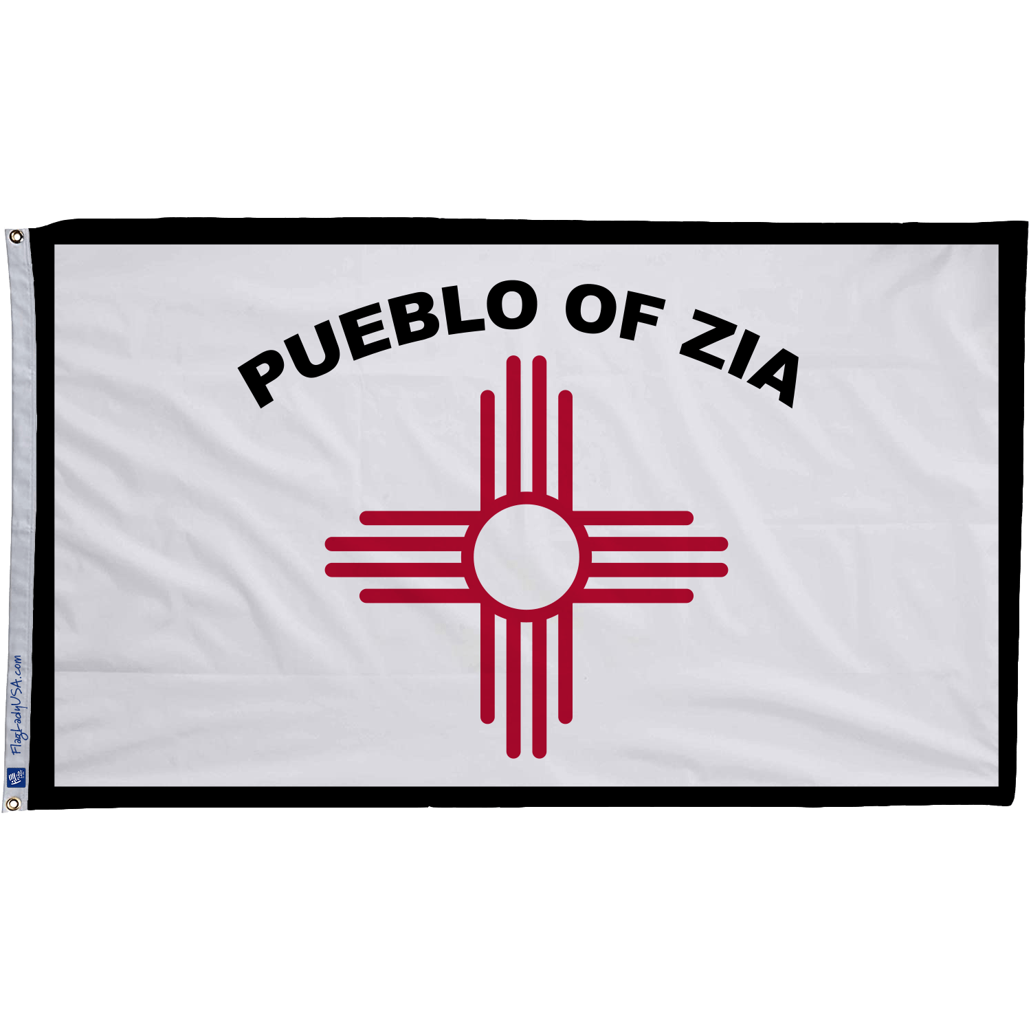 Pueblo of Zia Flags