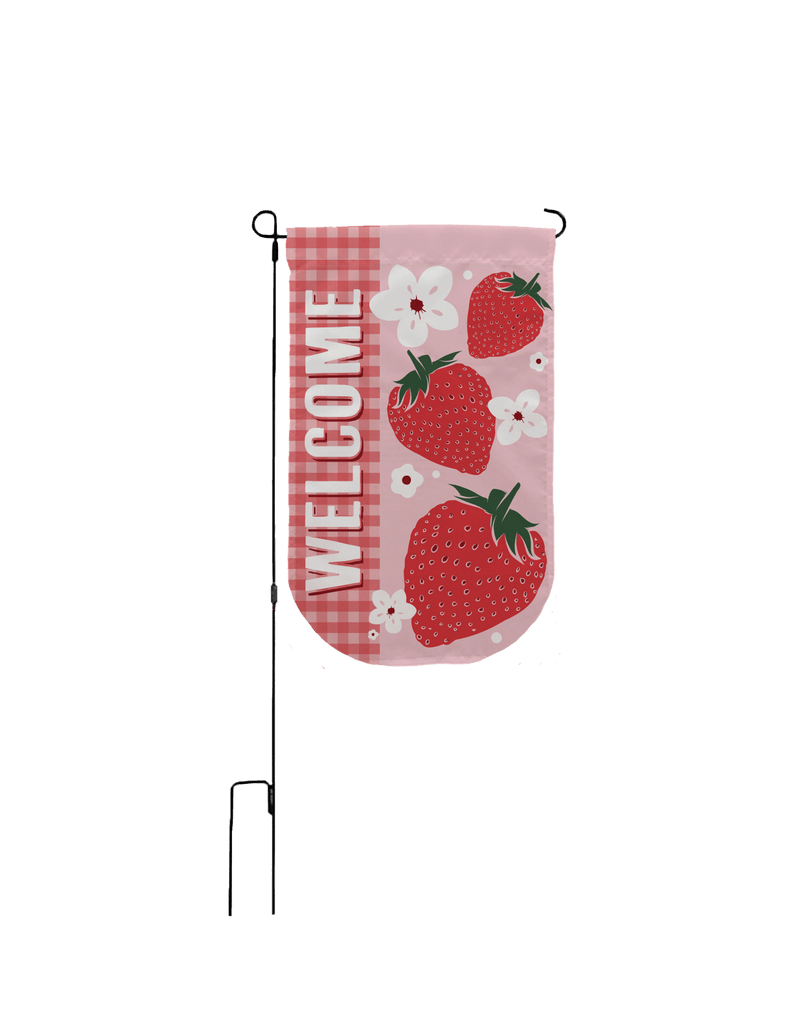 Strawberry Welcome Flags