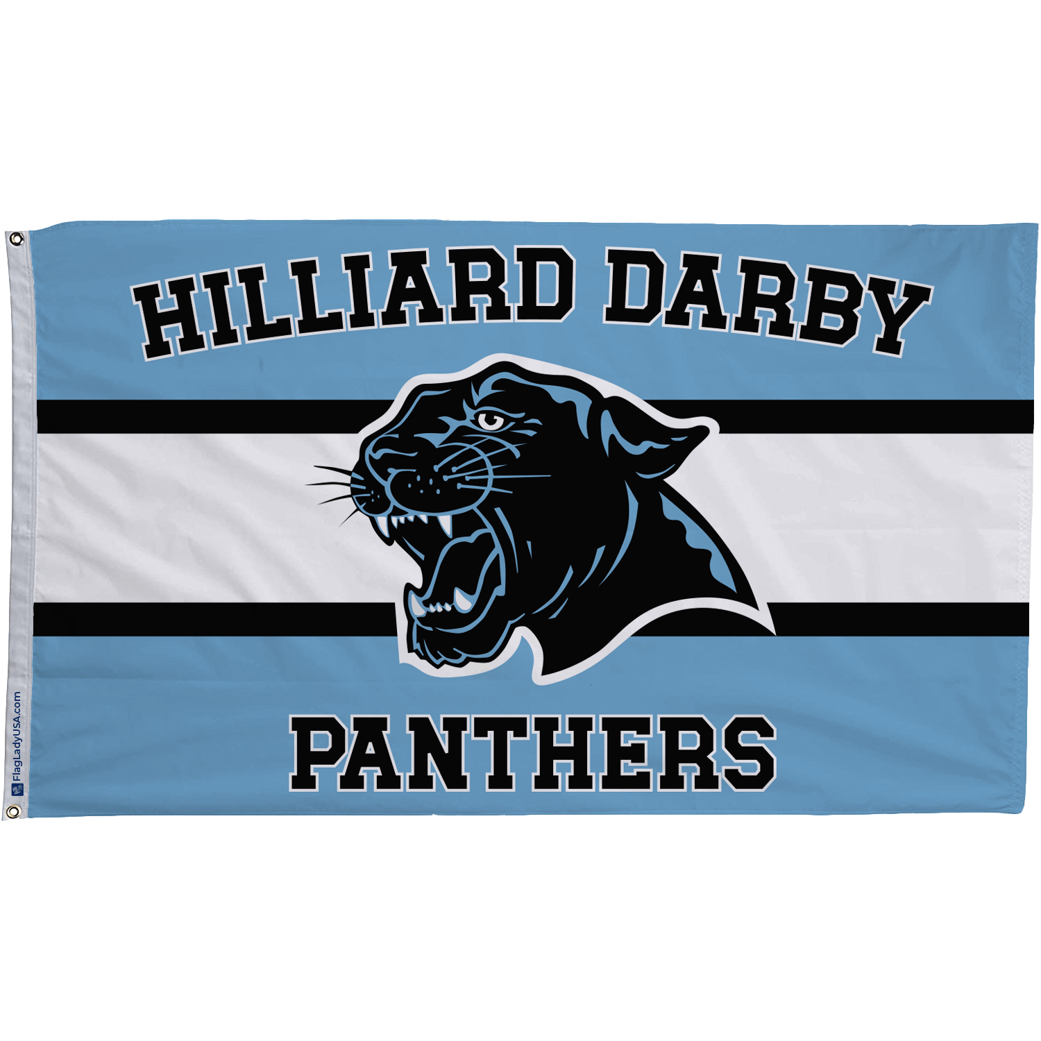 Striped Hilliard Darby Flag