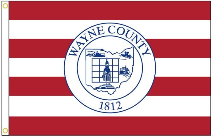 Wayne County, Ohio Flags