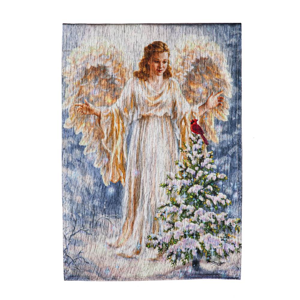 Woodland Glistening Angel Flags | FlagLadyUSA.com